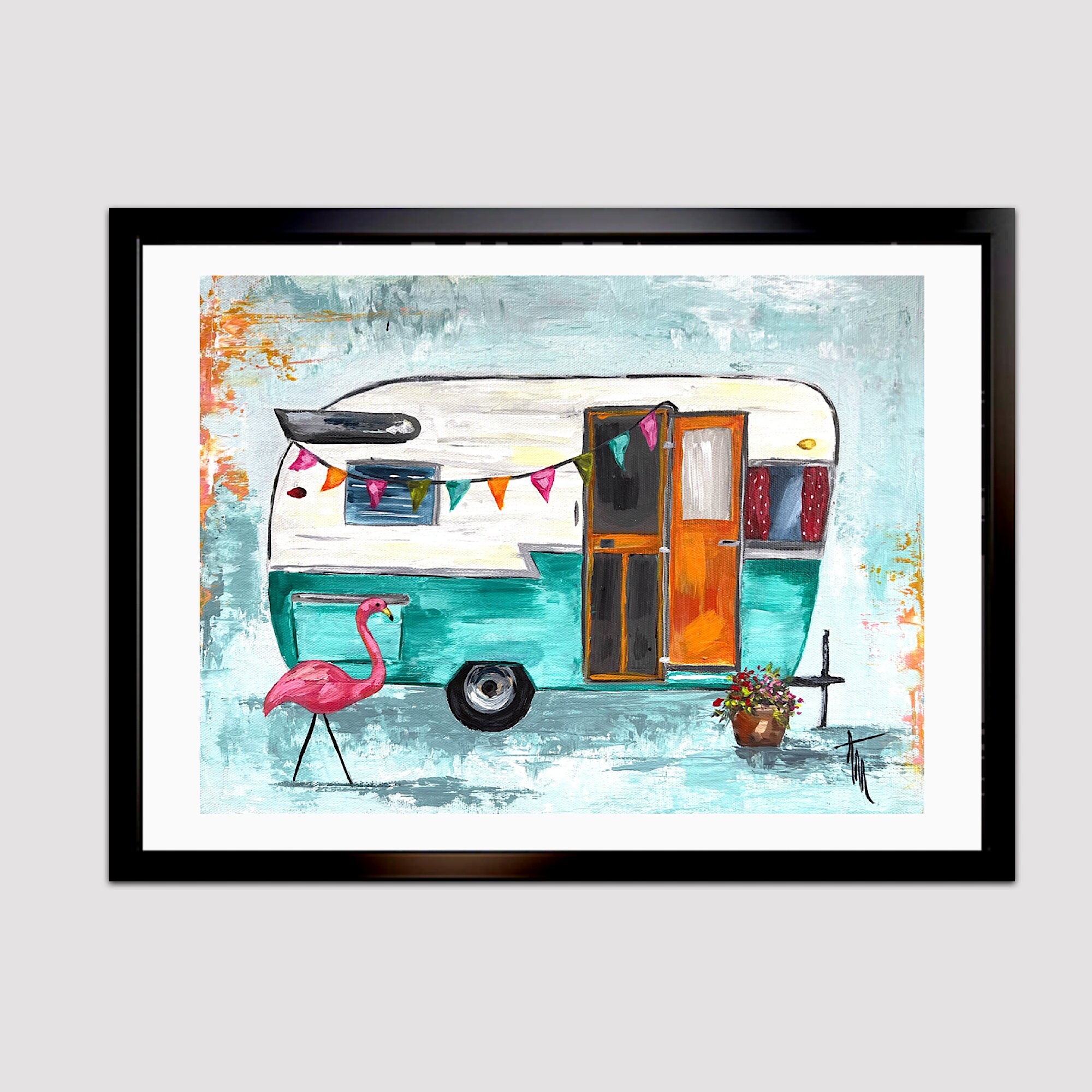 Camper Art Print . Vintage Camper . Home Decor . Camper - Etsy Canada