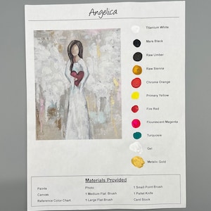 Summer Angel Painting Kit. DIY Paint Kits | Project - Etsy