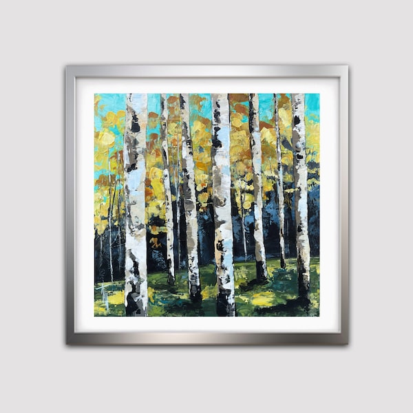 Birch Tree Art - Etsy
