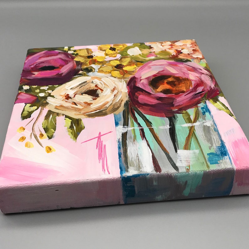 Flower Painting Kit | DIY Paint Kits | Pink Everywhere | Acrylic ...