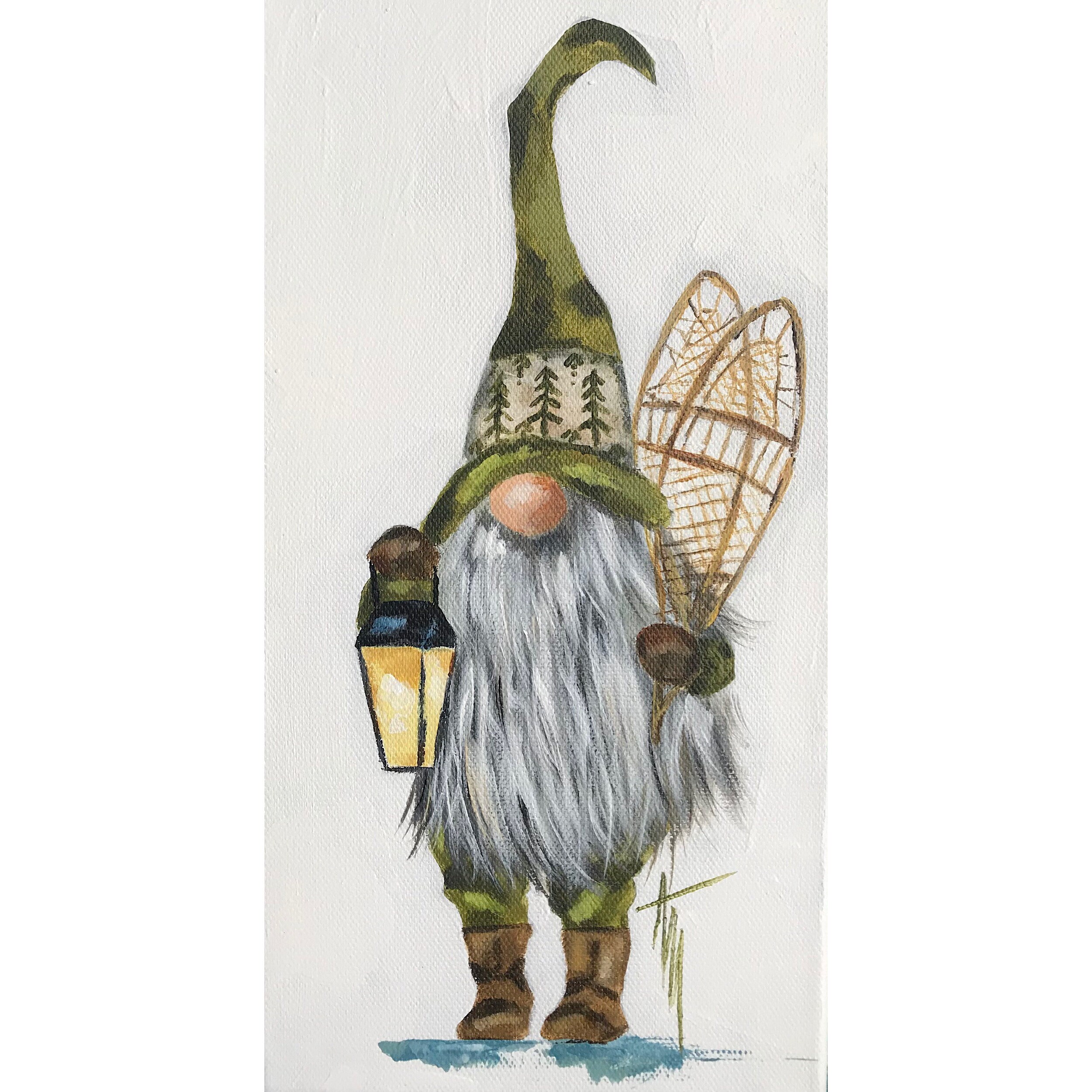 Gnome Print gnomes holiday decor Christmas Decor art | Etsy