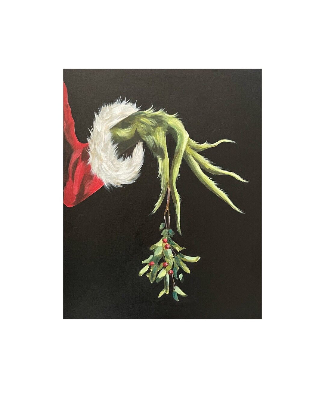 Grinch Hand Painting Kit. DIY Paint Kits | Project - Etsy
