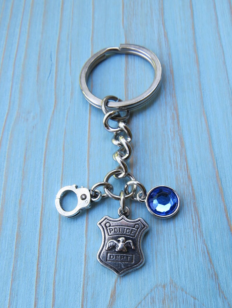 Police Officer Keychain Police Academy Graduation Stainless - Etsy