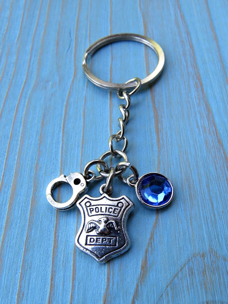 Police Officer Keychain Police Academy Graduation Stainless - Etsy