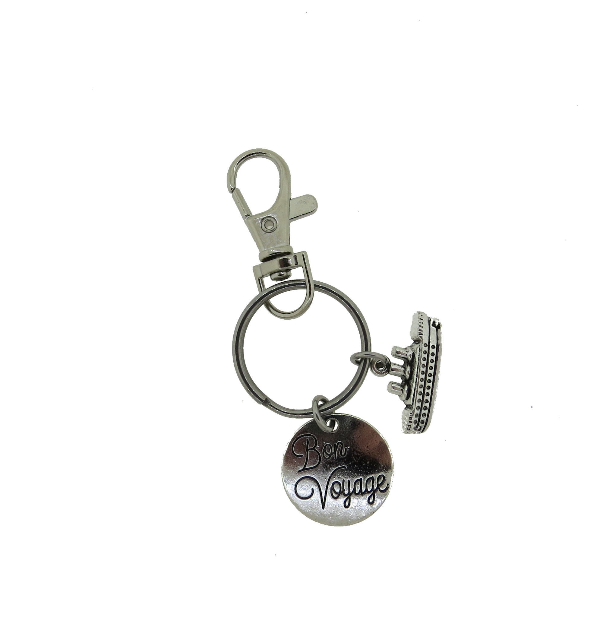Bon Voyage Cruise Ship Vacation Stainless Steel Keychain - Etsy