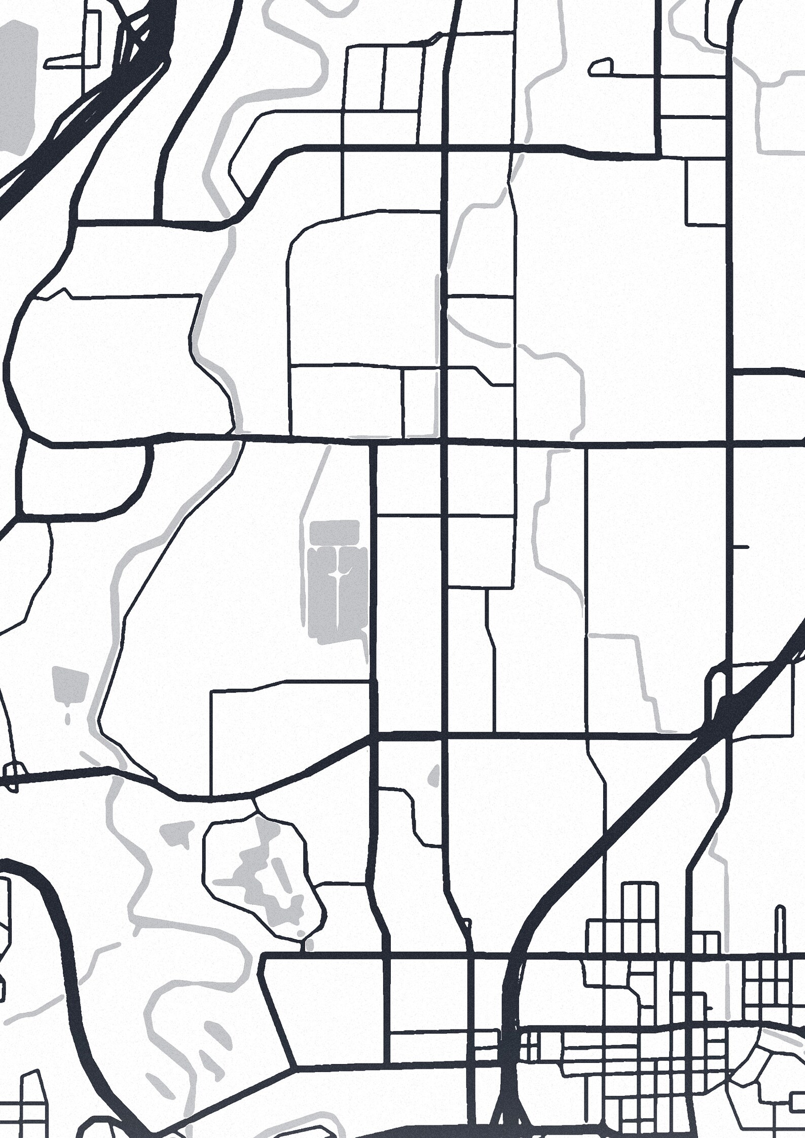 PRINTABLE Kent Washington Map Print Map of Kent Kent Map | Etsy