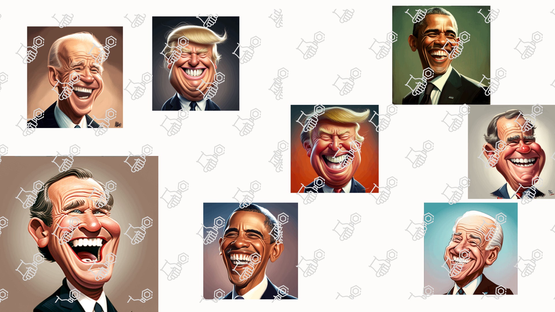 Happy Presidents SVG Digital Download Picture Bundle, Wallpaper, Clip ...