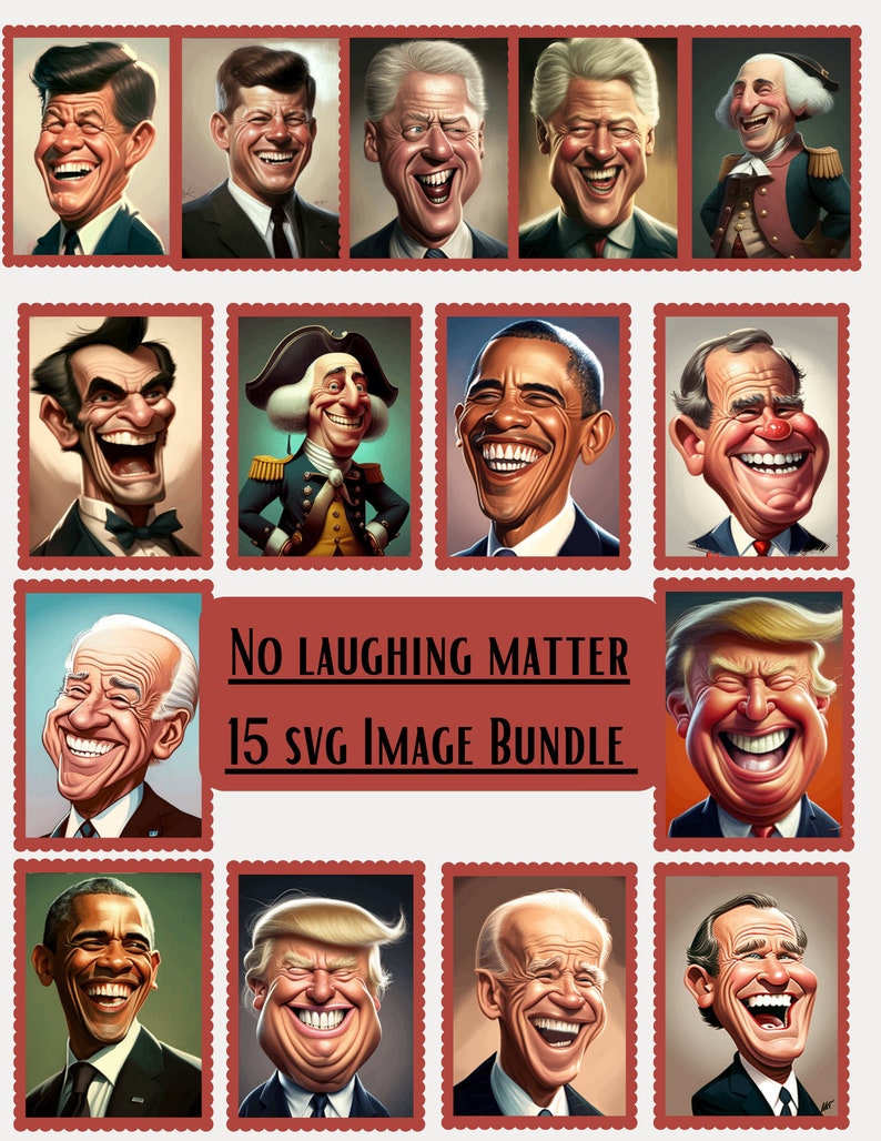 Happy Presidents SVG Digital Download Picture Bundle, Wallpaper, Clip ...