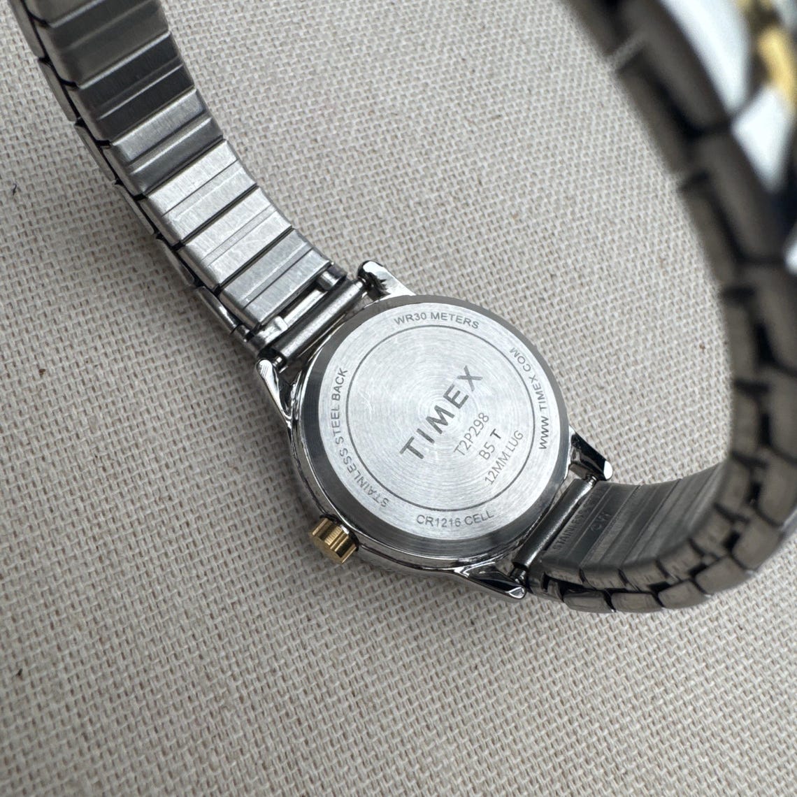 Timex Women’s Indiglo Silver & Gold Expansion Watch - Etsy