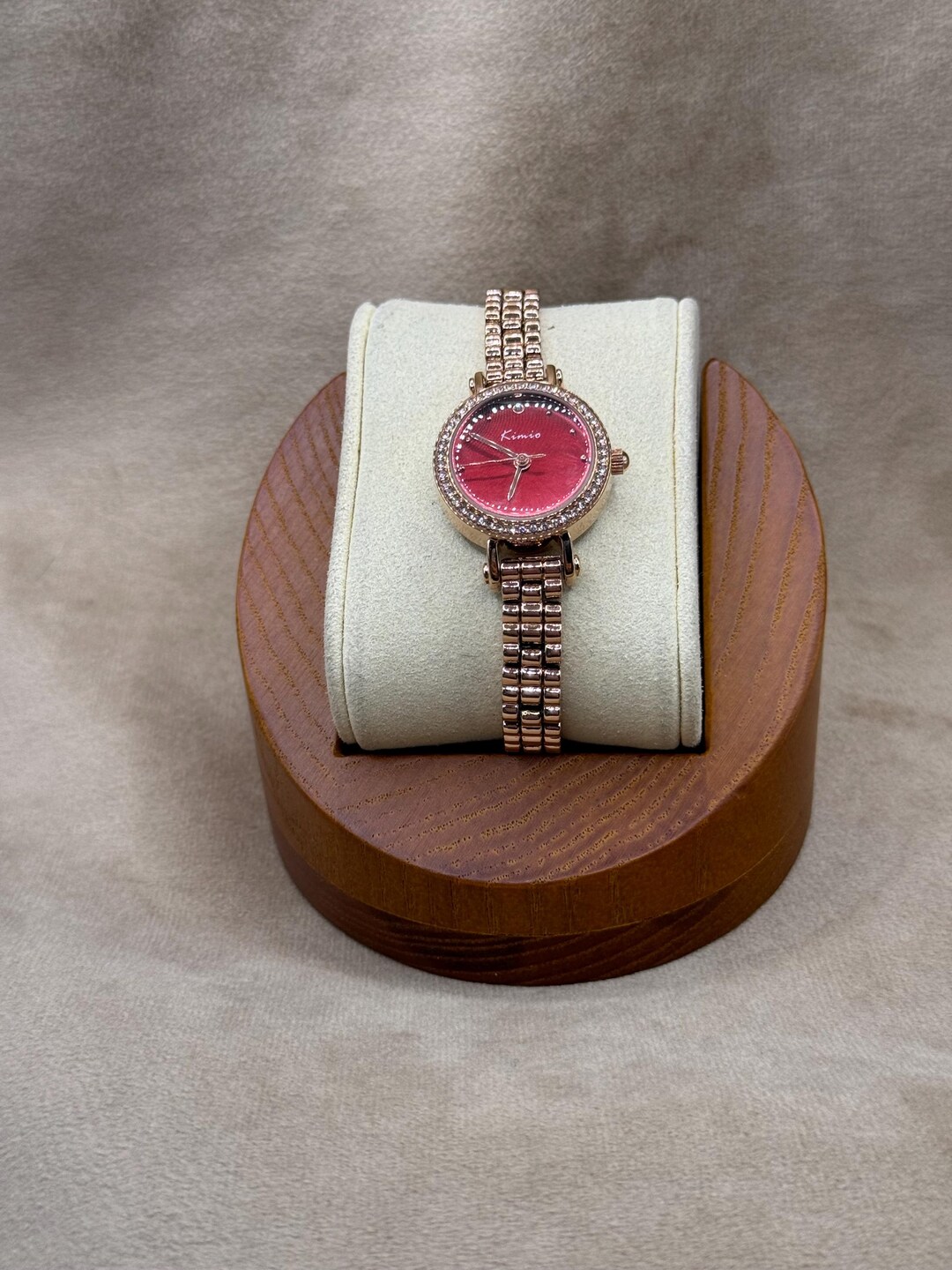 Gold Tone, Regal Red and Crystal Watch - Etsy