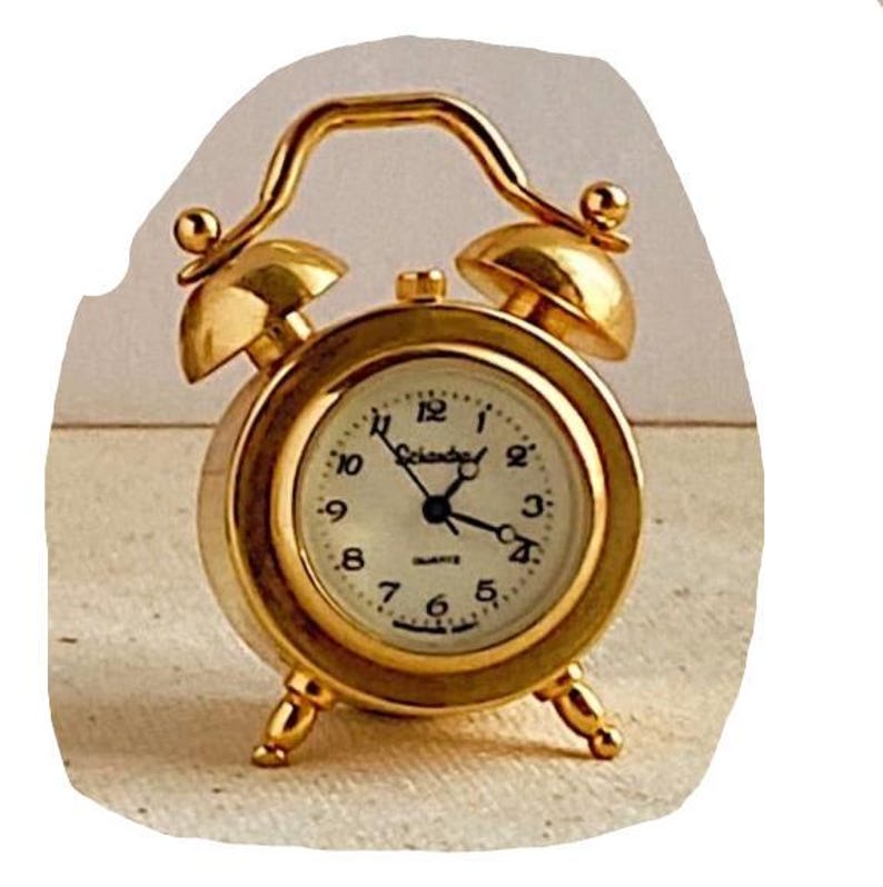 Schanda Vintage Mini Desk Clock - Etsy