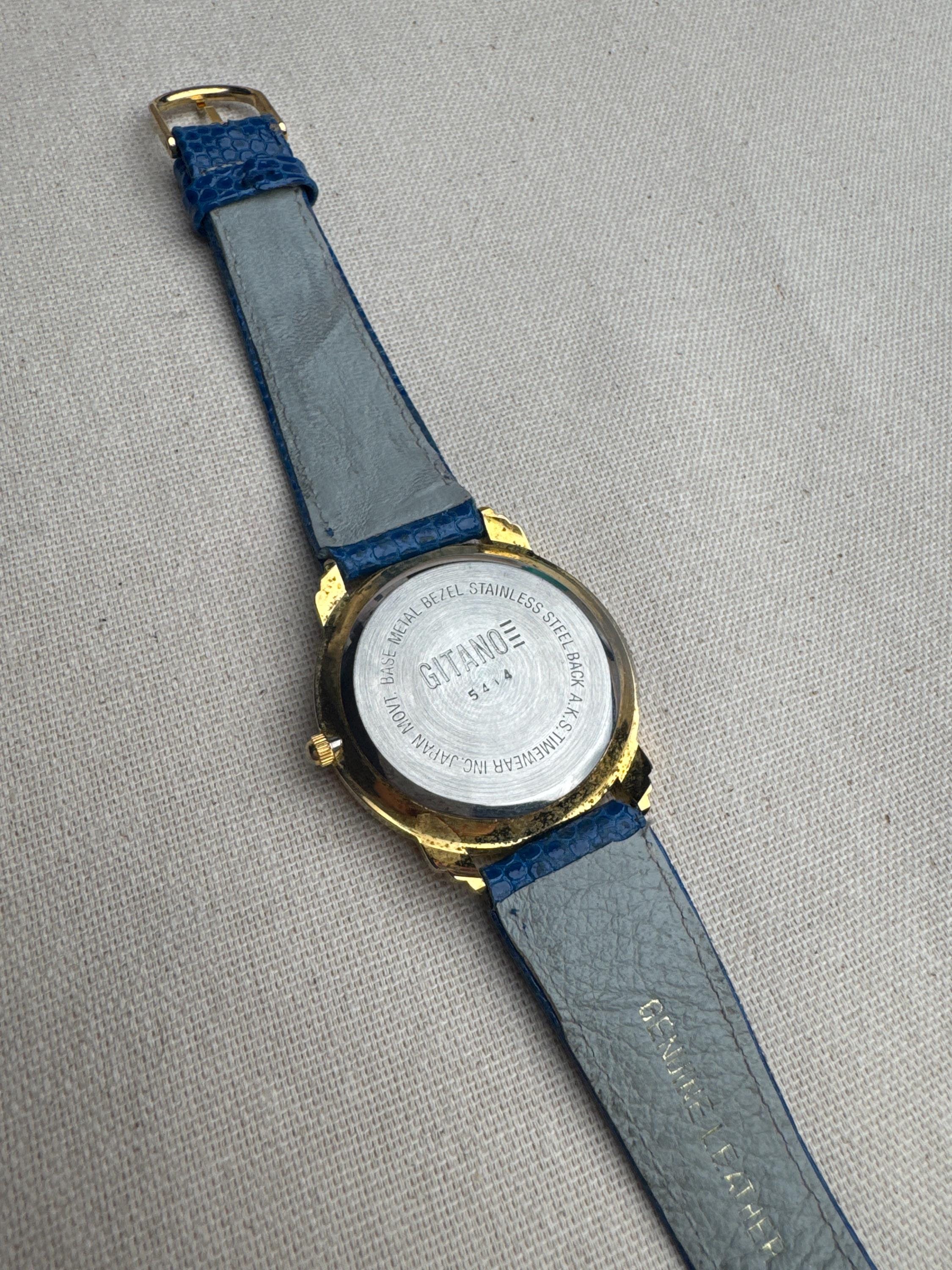 1990's Gitano Quartz Sun Moon Phase Watch - Etsy