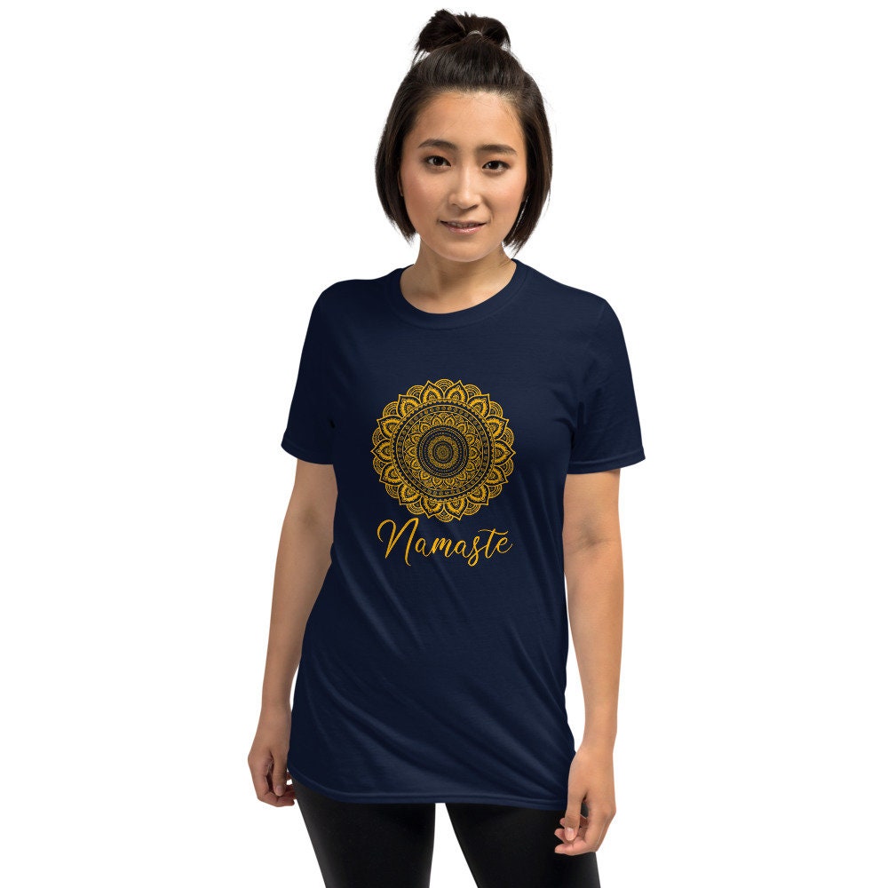 Namaste Buddist Meditation Mandala T-shirt - Etsy