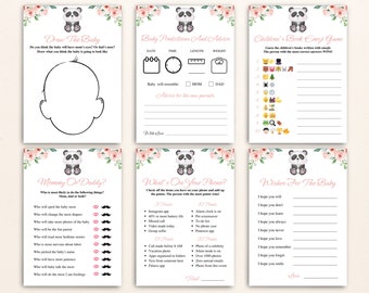 Panda Baby Shower Games - Etsy