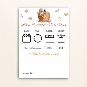 16 Printable Puppy Baby Shower Games | Dog Themed Baby Shower Game ...