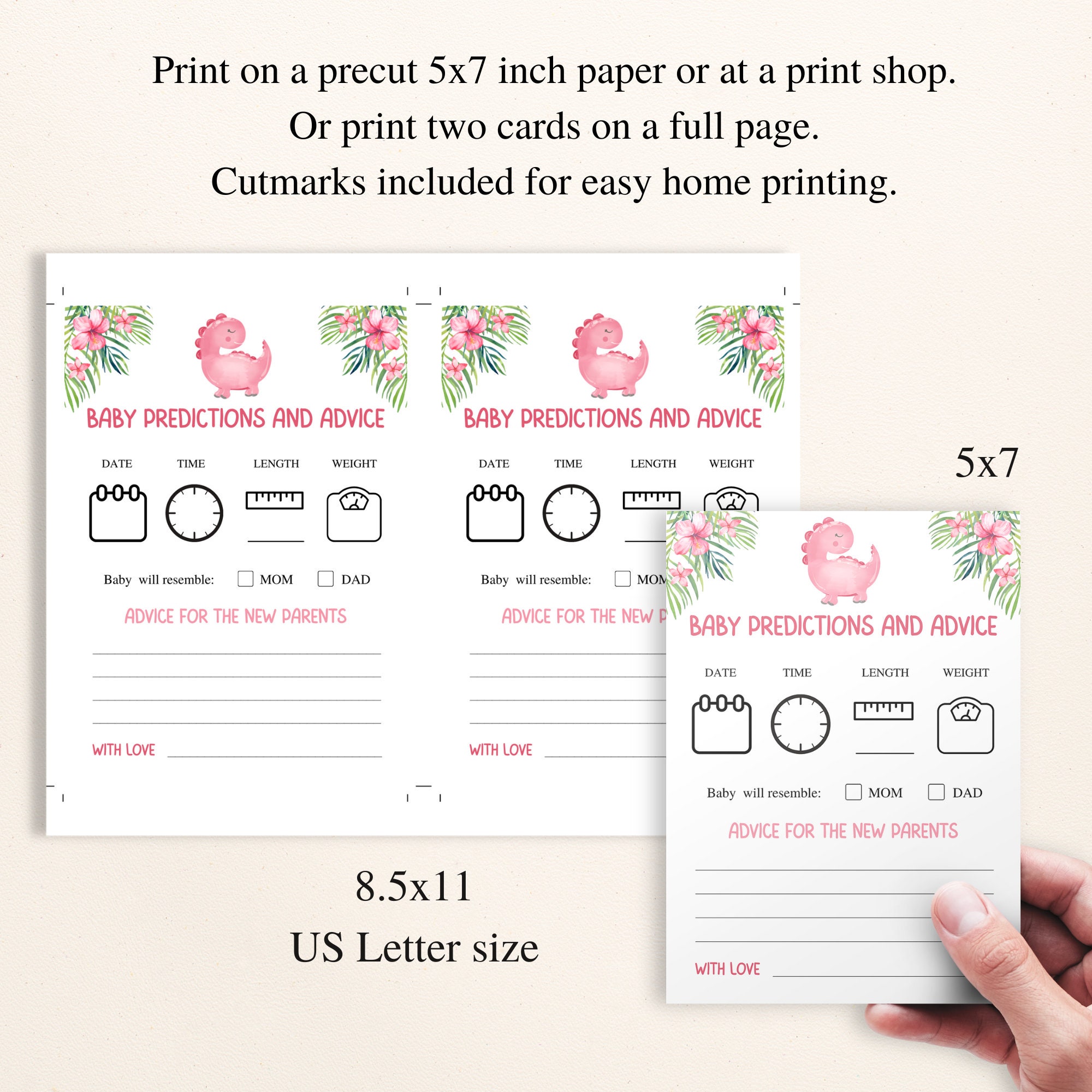 16 Printable Girl Dinosaur Baby Shower Games Pink Dinosaur Baby Shower ...
