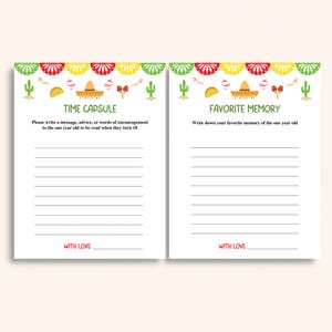 12 Printable First Fiesta First Birthday Games: Mexican Theme, US ...