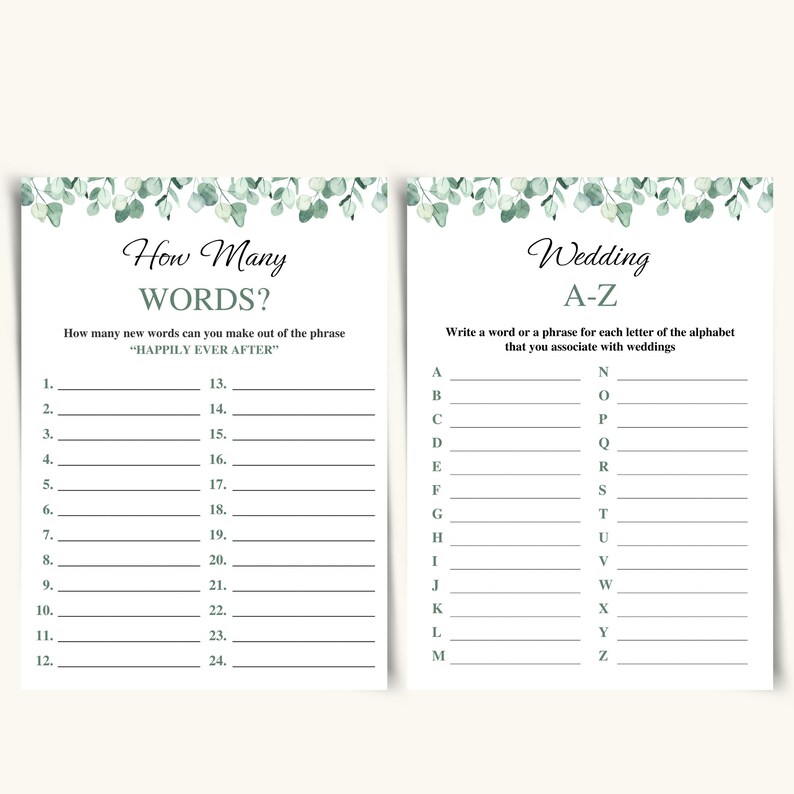 10 Printable Engagement Party Games Engagement Party Game - Etsy