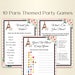 10 Printable Paris Themed Party Games: Parisian Birthday Games ...