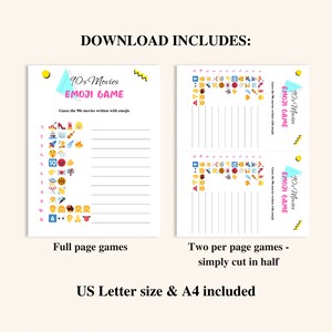 10 Printable 90s Themed Party Games | 90s Party Game Bundle | 90s ...