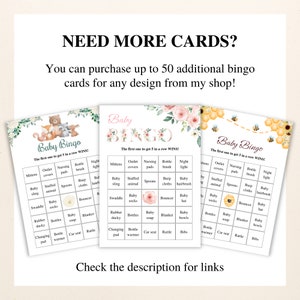 30 Printable Ocean Baby Shower Bingo Cards | 5x7'' Under the Sea Baby ...