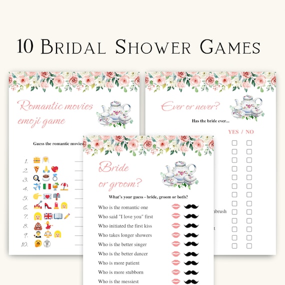 Juegos Imprimibles Para Despedidas De Soltera