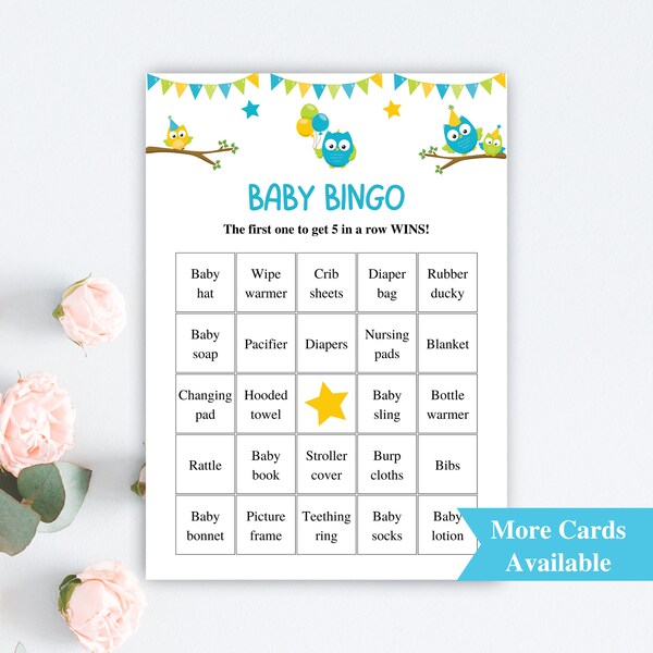 Owl Bingo - Etsy