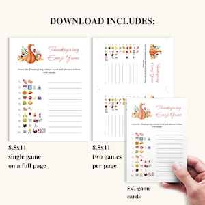 10 Printable Thanksgiving Party Games | Thanksgiving Dinner Games ...
