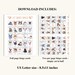 50 Printable Cat Breed Picture Bingo Cards, Cat Birthday Party Games ...