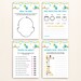 16 Printable Owl Baby Shower Games Blue Owl Baby Shower Game - Etsy