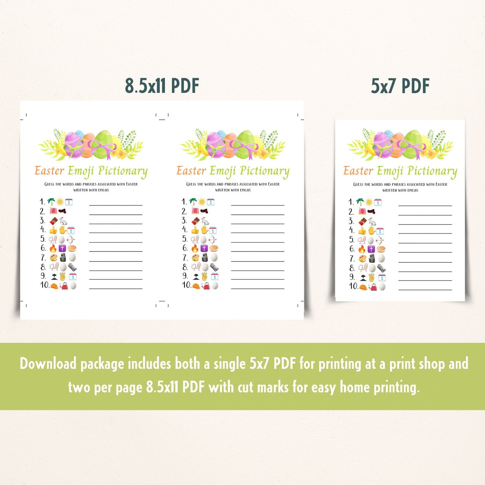 Printable Easter Games 8 Game Bundle For Easter Office Party | Etsy