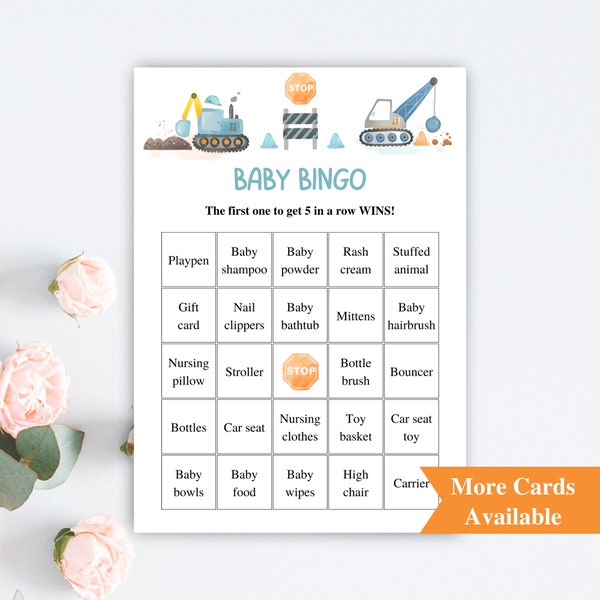 Construction Baby Shower - Etsy