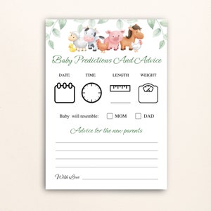 16 Printable Farm Animals Baby Shower Games, Barnyard Baby Shower Game ...