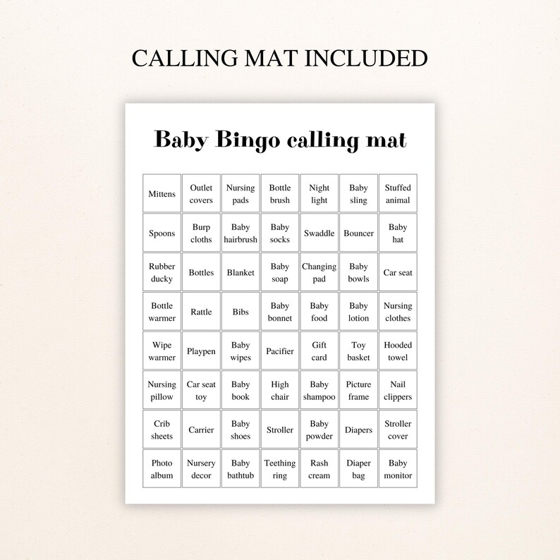 100 Printable Dragon Baby Shower Bingo Cards, Prefilled Baby Shower ...
