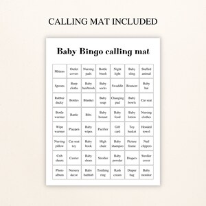 30 Printable Bird Baby Shower Bingo Cards 5x7'' Prefilled Baby Bingo ...
