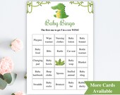 30 Printable Alligator Baby Shower Bingo Cards 5x7 Prefilled - Etsy