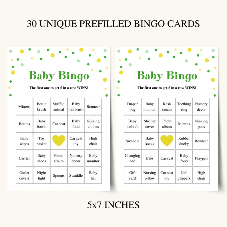 30 Prefilled Baby Shower Bingo Cards Printable Filled Baby Etsy Ireland 30 Prefilled Baby Shower Bingo Cards Printable Filled Baby Etsy Ireland
