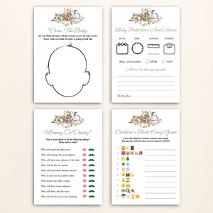 16 Printable Bird Baby Shower Games Little Birdie Baby Shower Game ...