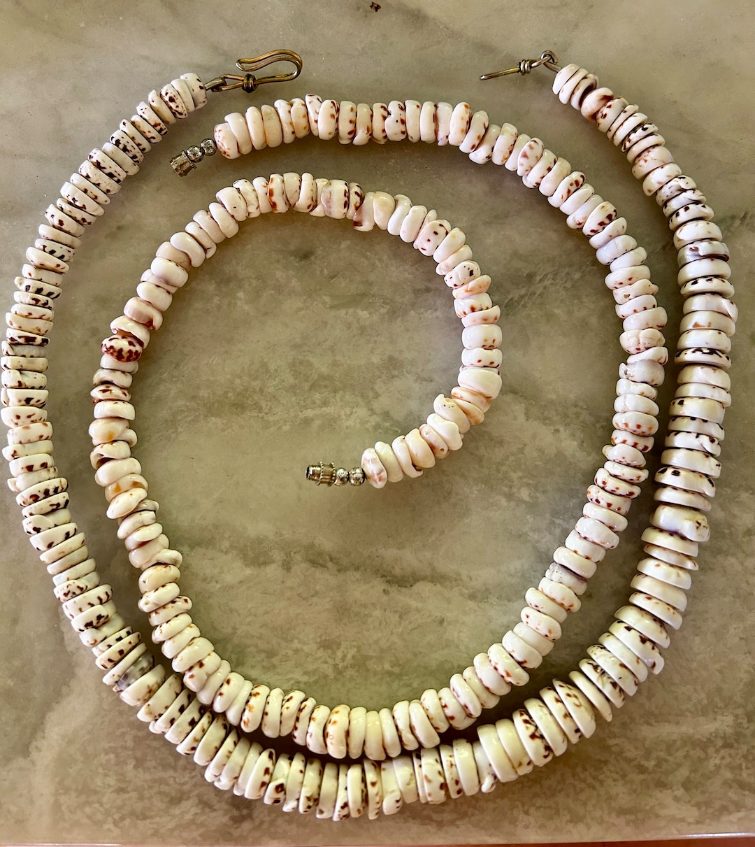 Real Natural Puka Rare Necklace CUT Shells Authentic Puka Shells ...