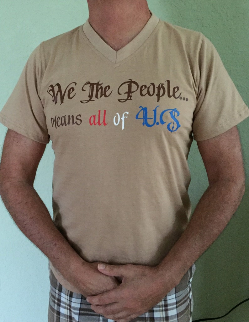 T-shirt We the People Means All of U.S. - Etsy