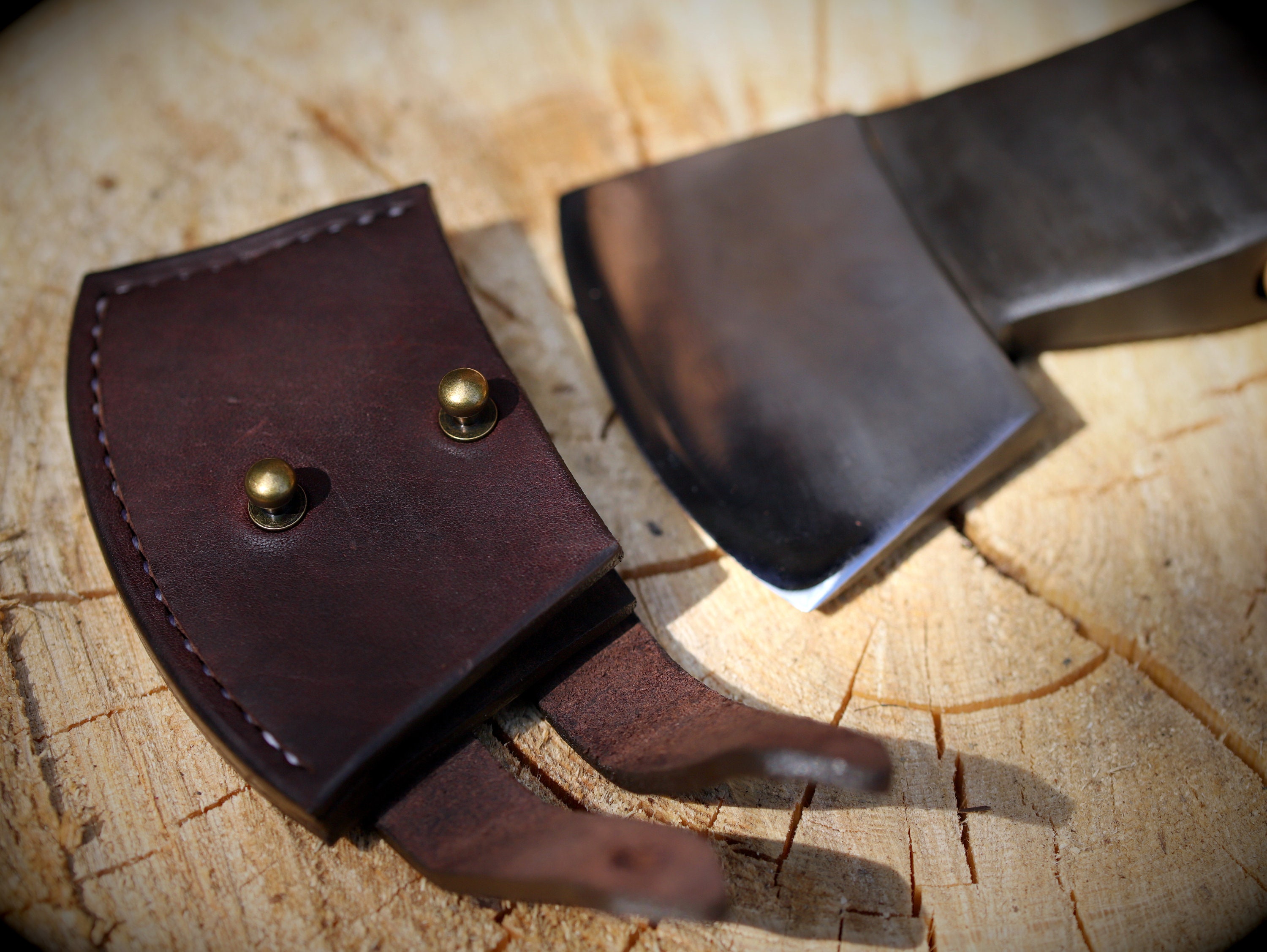 Very Sharply Grounded Nordic Bushcraft Ax / Hatchet rune Malte Bertram ...