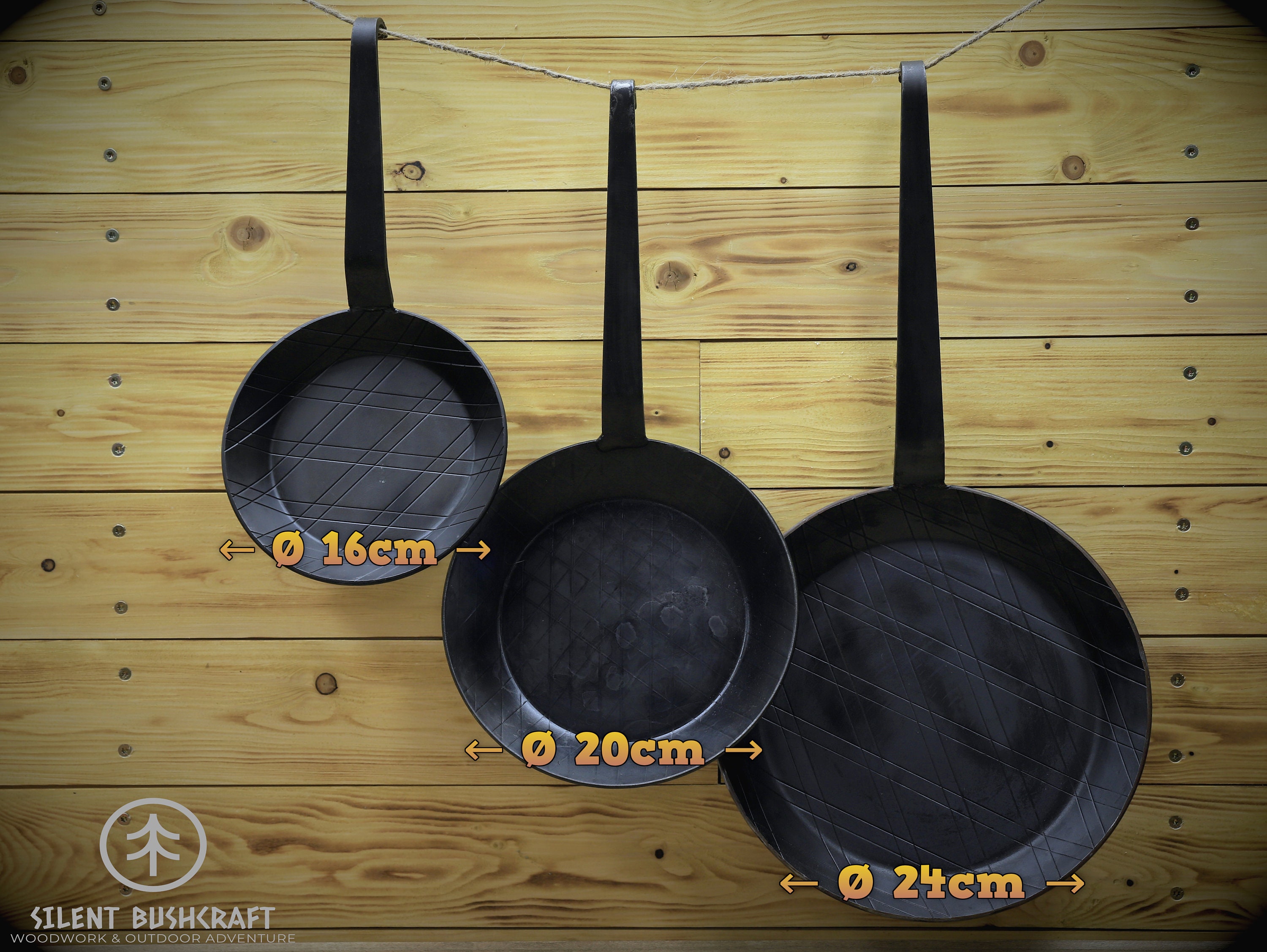 Hand-forged Iron Campfire Pan: Bushcraft & Medieval Cooking - Etsy