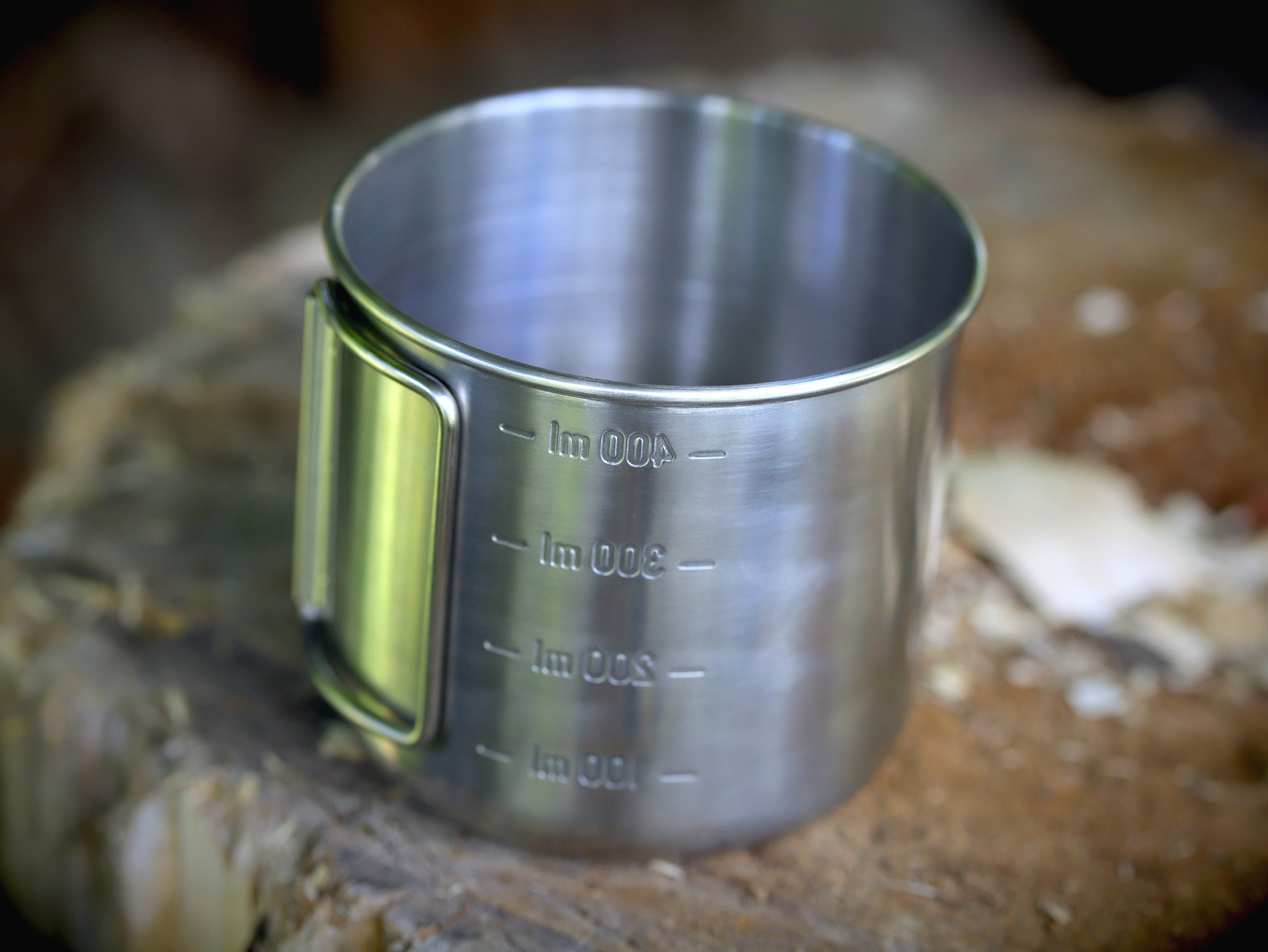 Stainless Steel Campfire Mug: Bushcraft Outdoor Adventure Cup - Etsy