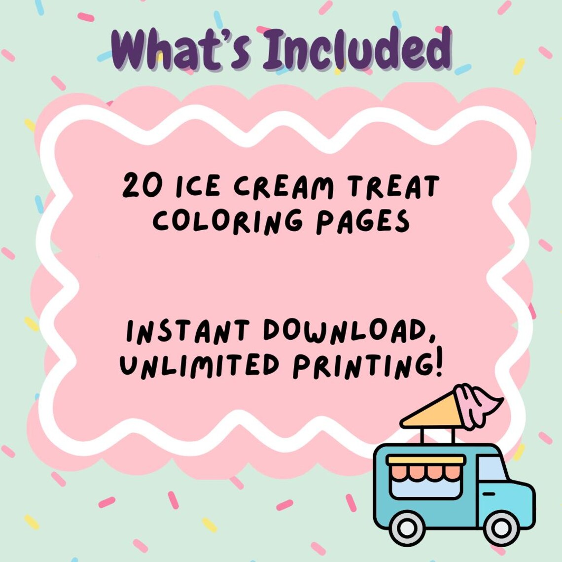 Super Simple Coloring Printables, Ice Cream Coloring Pages, Summer ...