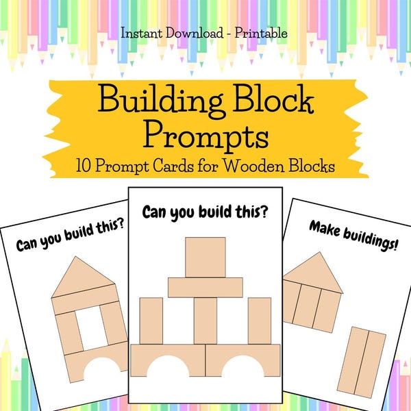 Building Blocks Label - Etsy