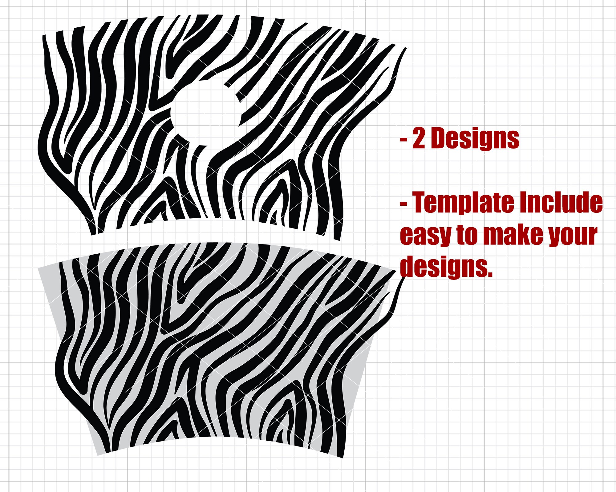Zebra Pattern Template