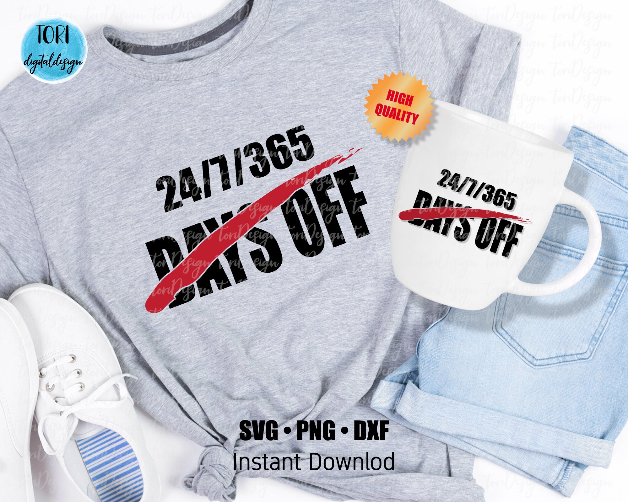 No Days Off Svg Motivationsspruch Hart gearbeiteter Svg | Etsy