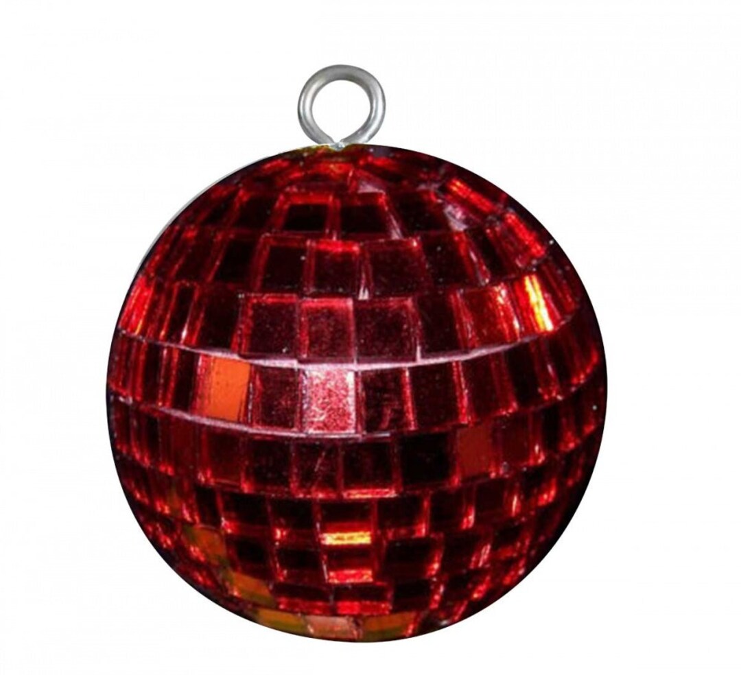 Disco Ball 5 Cm Red / Mirrorball 5 Cm Red - Etsy