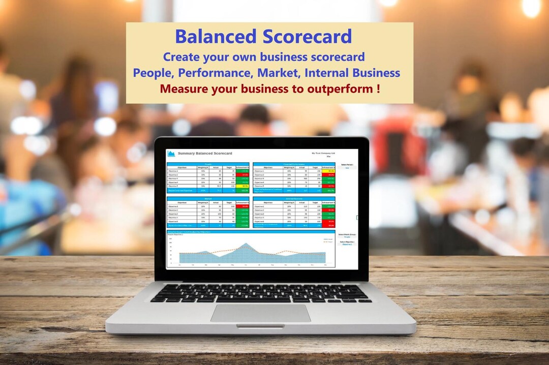 Balanced Scorecard - Excel - Small Medium Large Business Measure 360 ...