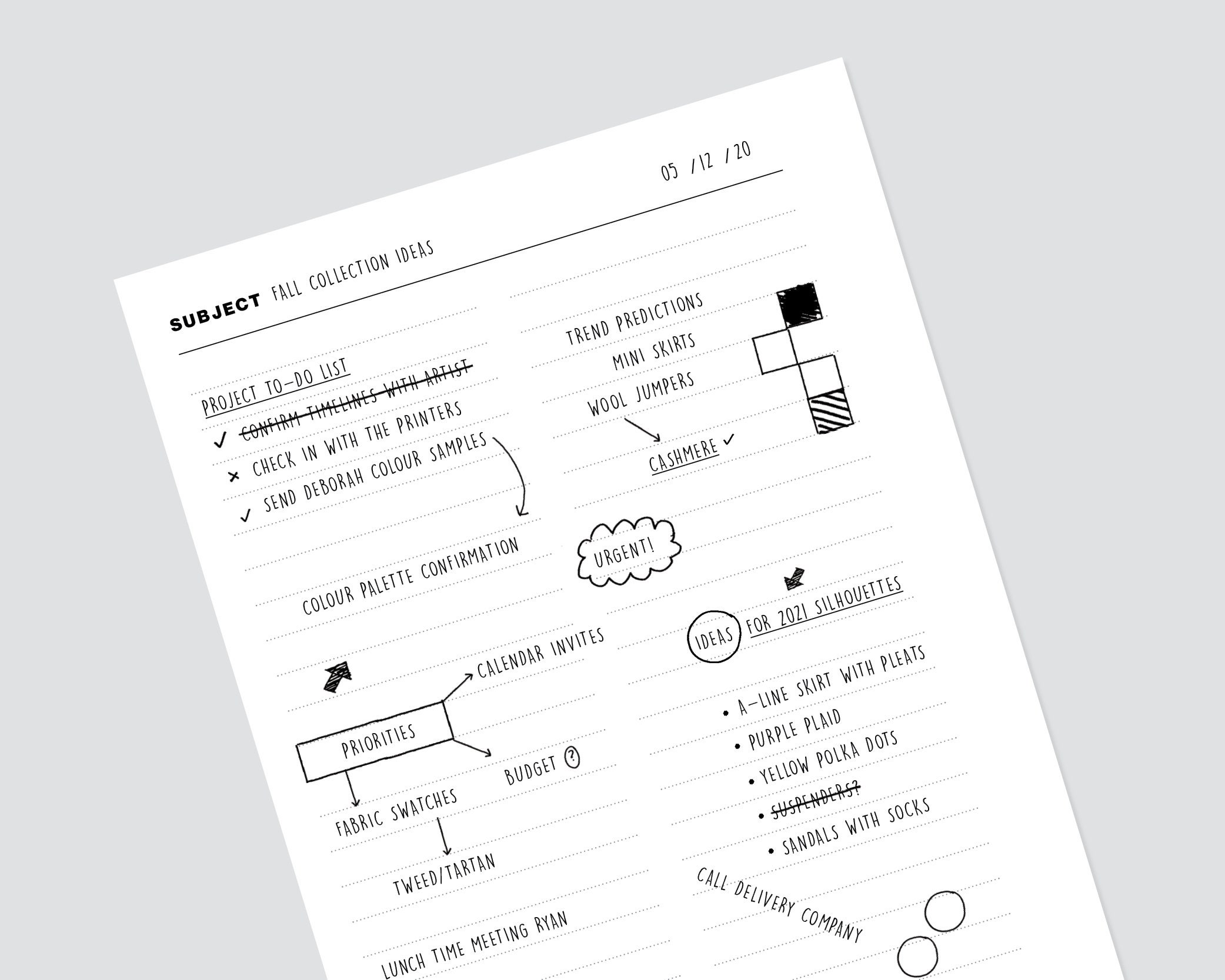 B6 Notes 2 Columns single page 1 one page Printable PDF | Etsy